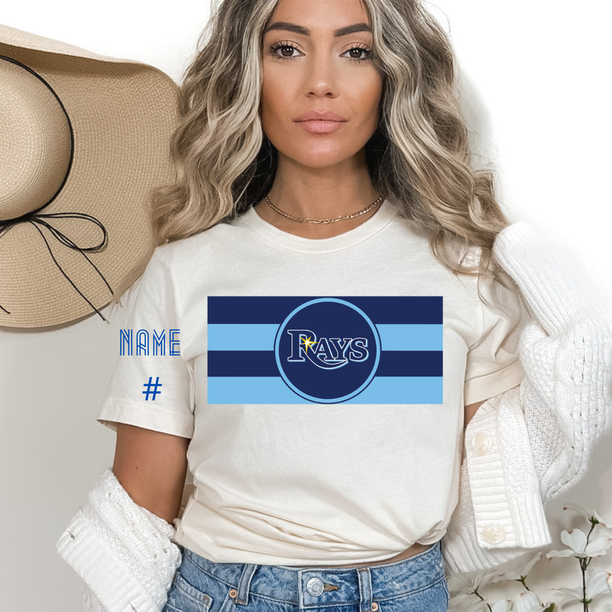 Rays Flag Baseball Tee Design – Adorabella Boutique